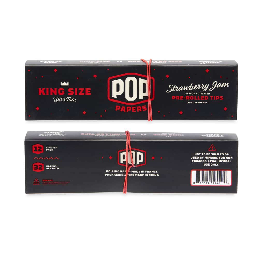 POP King Size Strawberry Jam Rolling Papers – Smoke this way